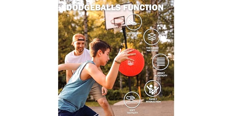6 Pack - 8.5in Kickball Set