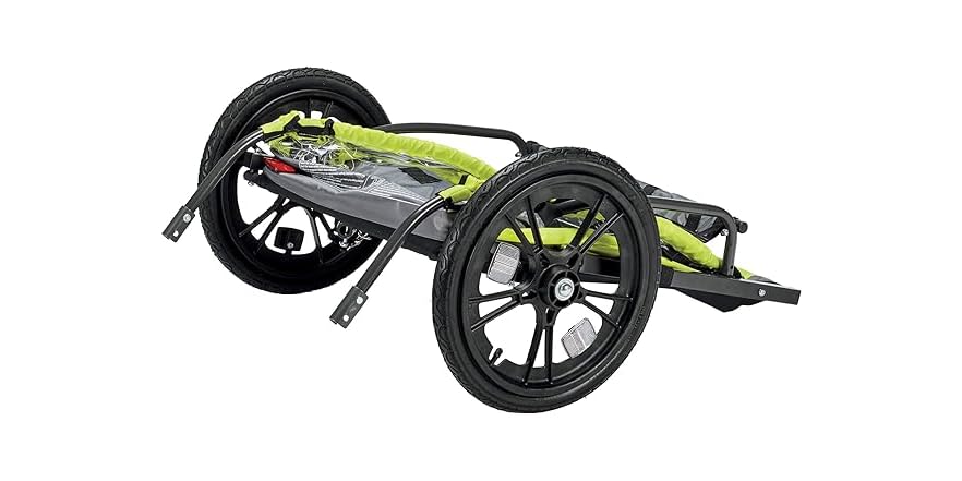 Allen Sports Hi-Viz 2-Child Bicycle Trai