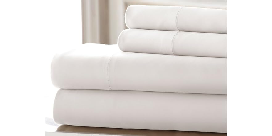 Amrapur 400TC Wrinkle-Free Sheet Set