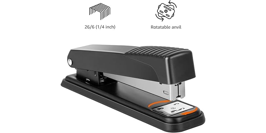 Amazon Basics Full-strip Metal Office Desktop Stapler, 20 Sh (Open Box)