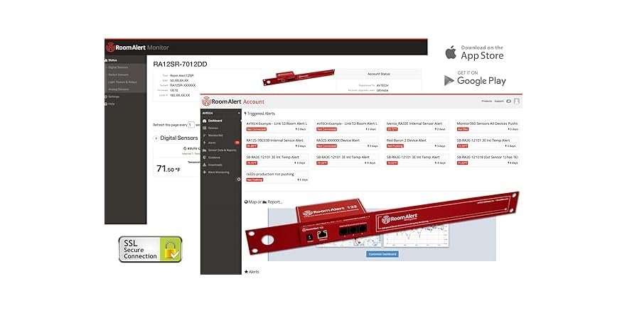 Room Alert 12SR Proactive Monitor Bundle