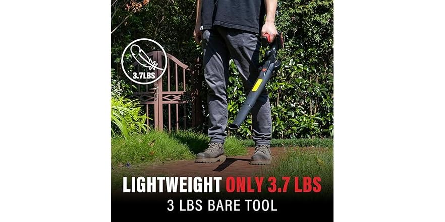 MZK Cordless Leaf Blower | 20V | 2 Batteries (Open Box)