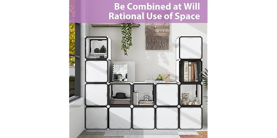 MIRUO 4 Pack Closet Organizers and Stora