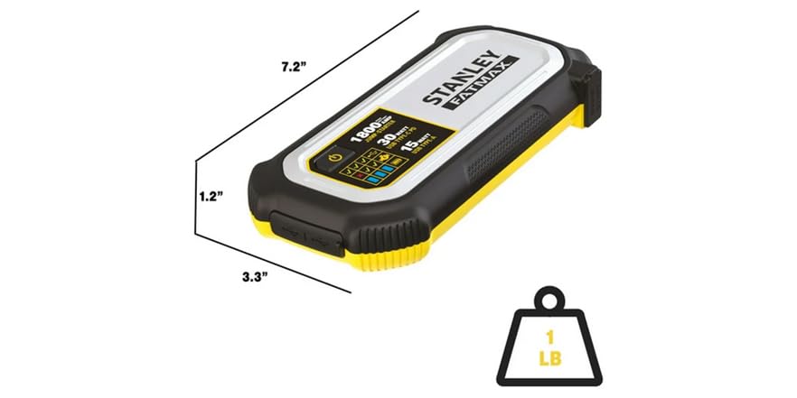 Stanley FatMax 1800A Lithium Starter & Charger Kit (Open Box)