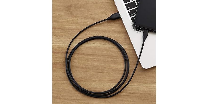 (2 PACK) AmazonBasics USB-C to USB-A 2.0 Fast Charging Cable