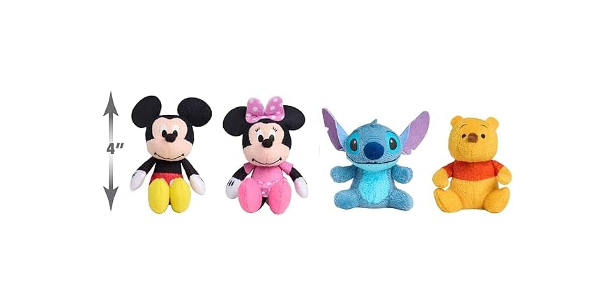 Disney Littlest Friends Plush 4-Pack