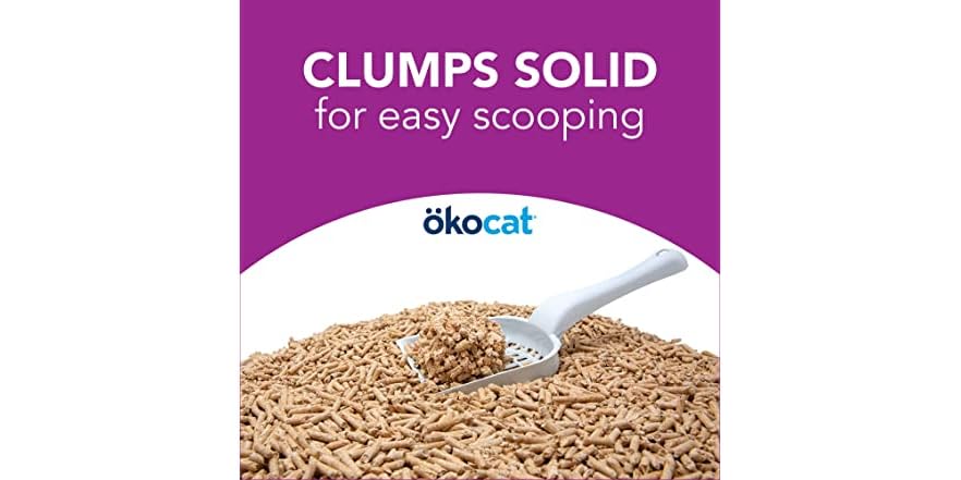 Okocat Clumping Mini-Pellets Wood Cat Litter