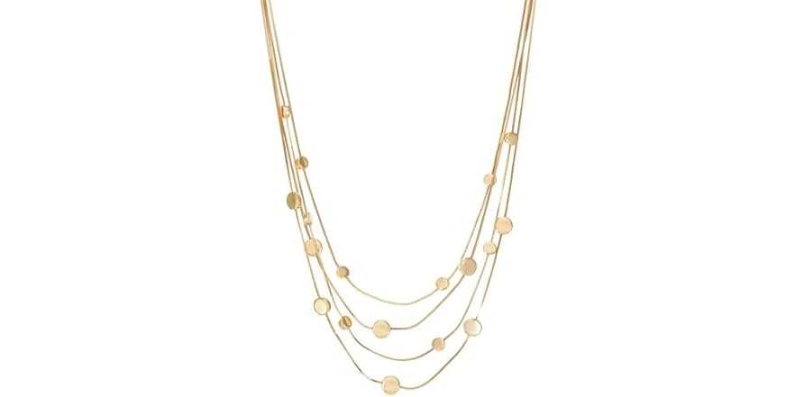 Napier 16'' Multi-row Snake Chain Necklace