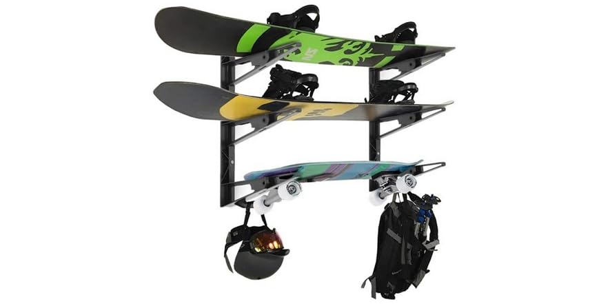Delta Multi Sport Wall Rack, 2 Pairs of Racks