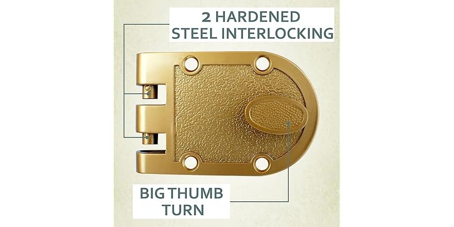 NU-SET Jimmy Proof Style Deadbolt Lock