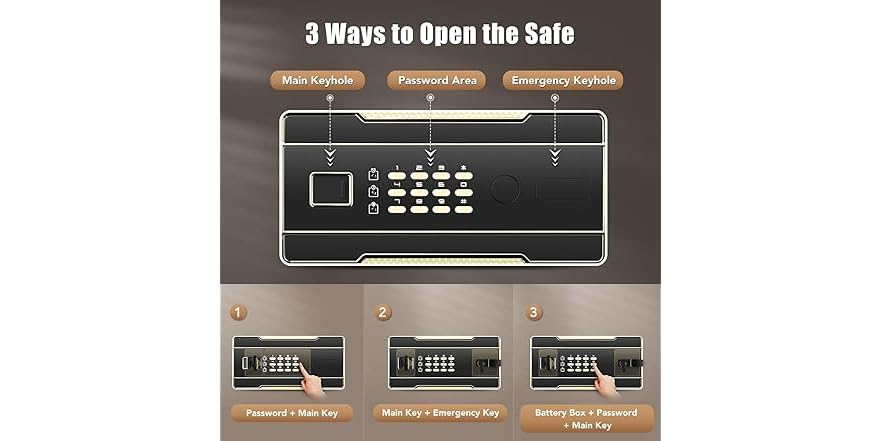 ADIMO Model 35 1.2 Cubic Feet Security Safe