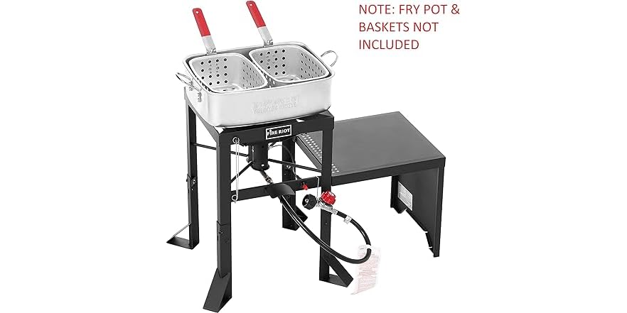 Fire Riot Outdoor Dual Jet Burner Black