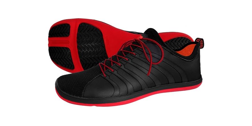 ZEMGear Cinch Round Toe Shoes, Blk/Brick