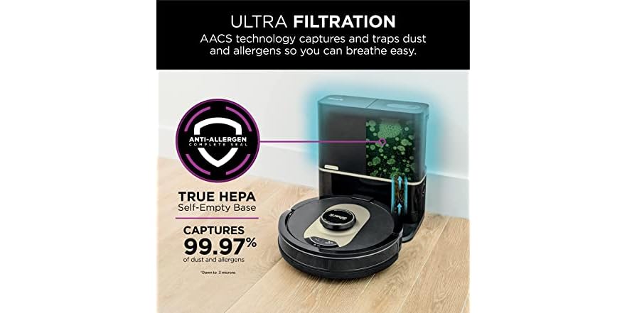 Shark Shark AV2501AE Shark AI Robot Vacuum XL Self-Empty (Open Box)