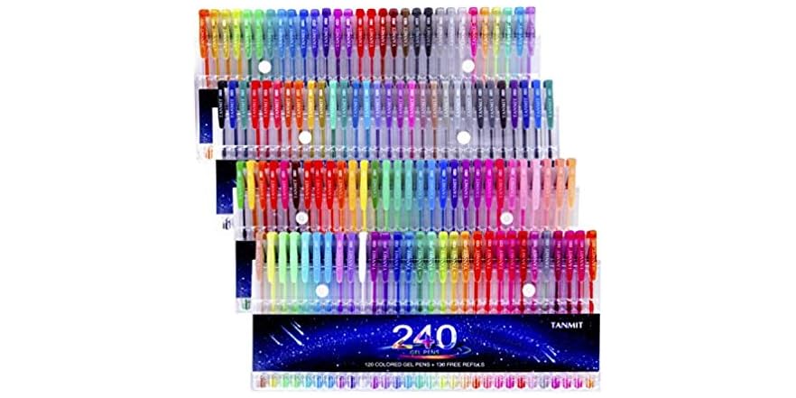 Tanmit 240 Gel Pens Set