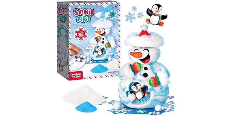 Creativity for Kids Sand Art Snowman Kit