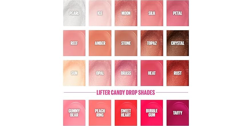 Maybelline Lifter Gloss, Hydrating Lip Gloss, Ice