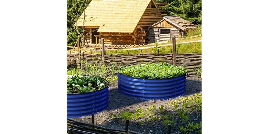 Olle OLLE 17" Tall, 42" Round Garden Bed