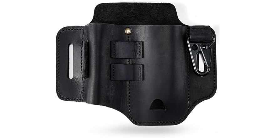 Leather Multitool Sheath With Keyclip