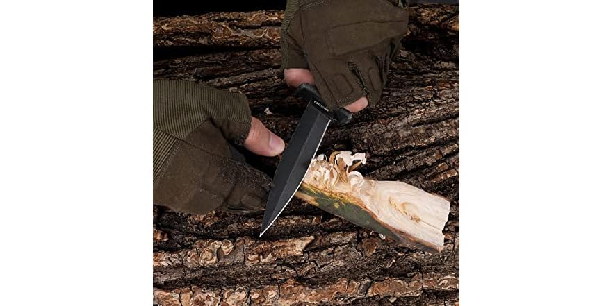 SWISS+TECH Fixed Blade 9-In Survival Knife