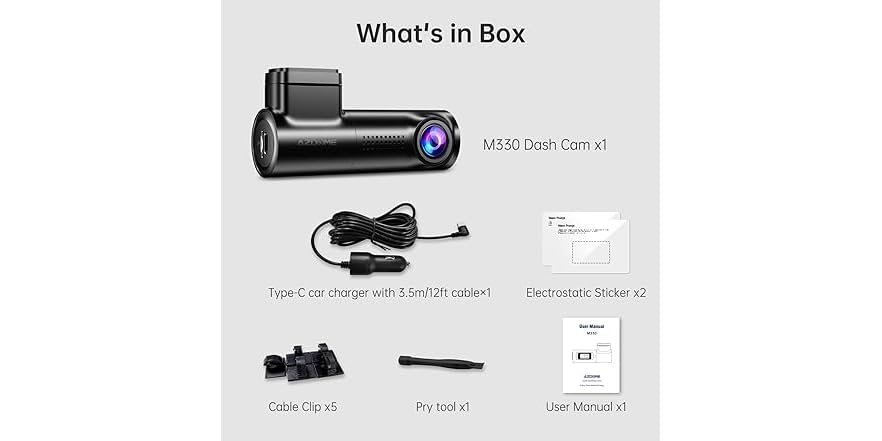 AZDOME 1080p Dash Cam