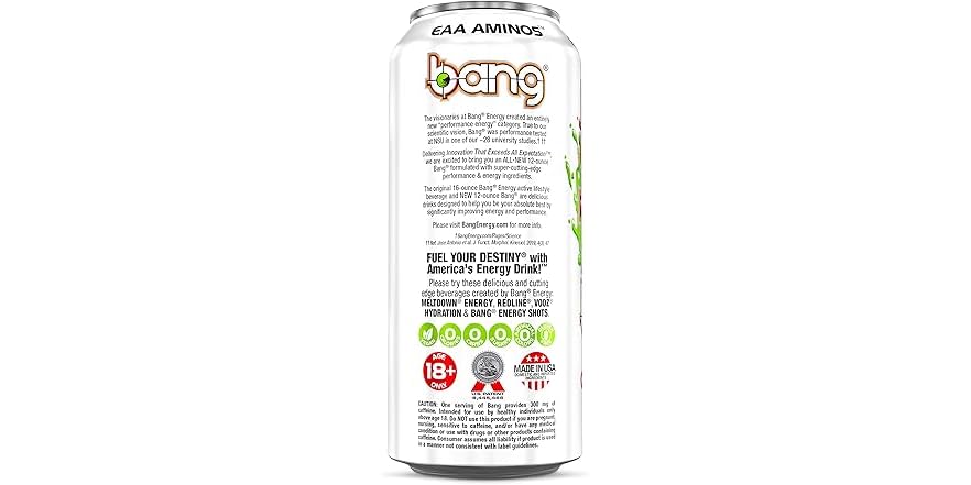 Bang Energy Candy Apple Crisp, Sugar-Free