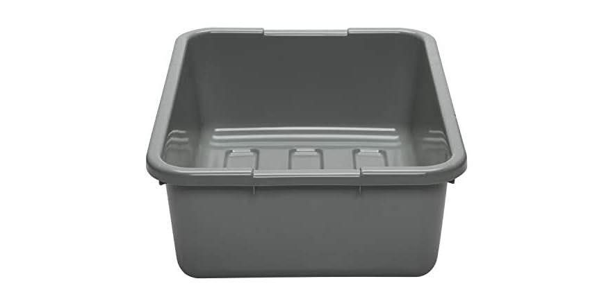 Cambro Light Gray Polyethylene Plastic Bus Box