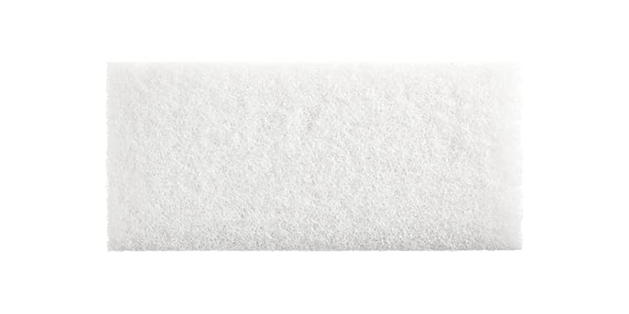 AmazonCommercial White Utility Pad, 4.5"