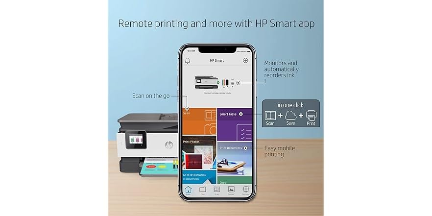 HP OfficeJet Pro 8035e All-in-One Wireless Printer