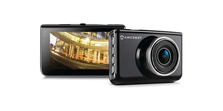 Amcrest Full-HD 1080p Dash Cam with GPS Mount