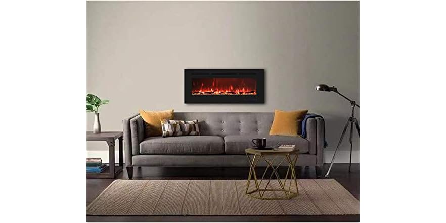 BizHomart 42 inch Electric Fireplace