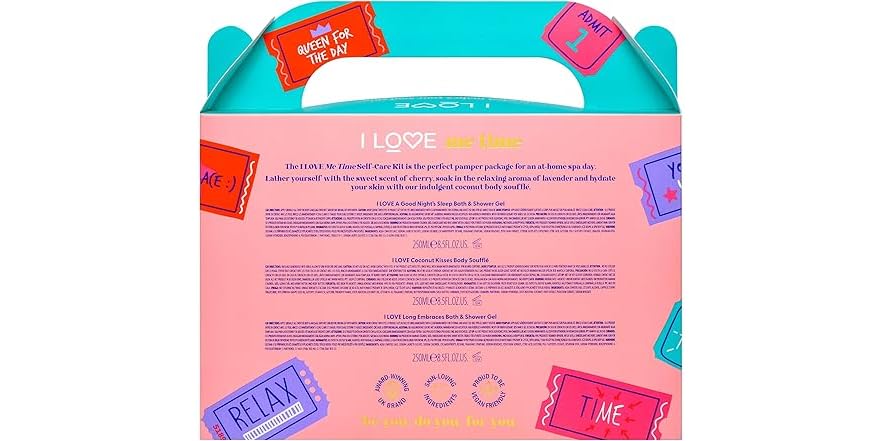 I Love I LOVE Me Time Pamper Pack - Self Care Kit - At Home