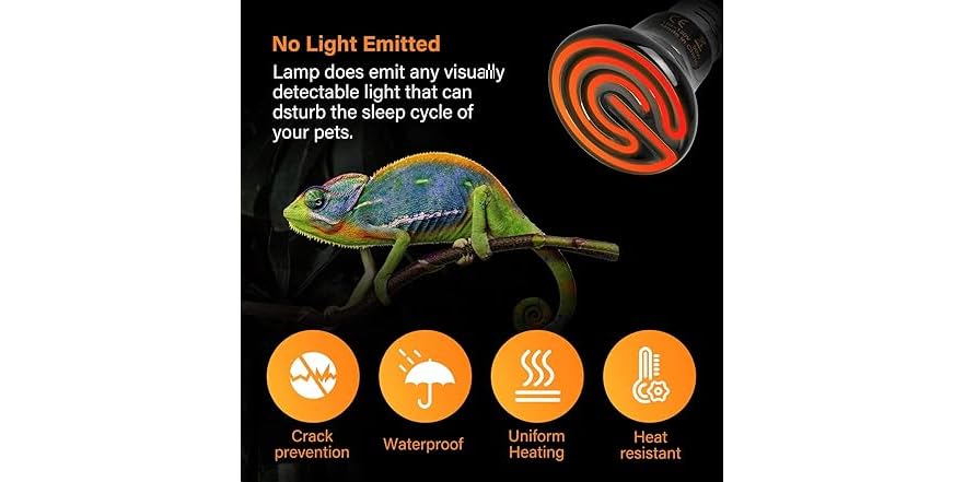 Simple Deluxe 50W 1-Pack Mini Heat Lamp