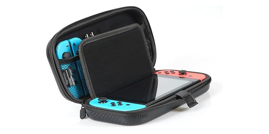 AmazonBasics Carrying Case for Nintendo Switch and Accessories