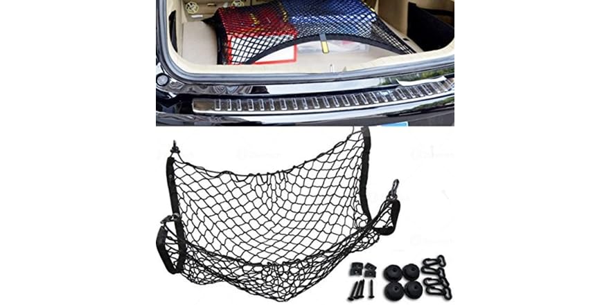 Zone Tech NE0004 Vehicle Trunk Mesh Cargo Net