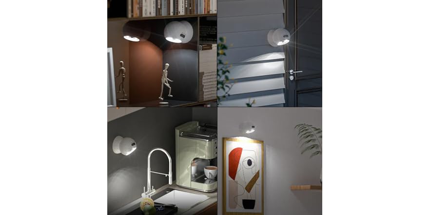 2 Pack 500 Lumens Motion Sensor Night Light