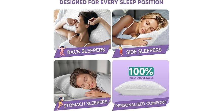 PlushHavenCloud Cloud Pillows Queen Size