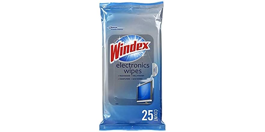 Windex Electronics Wipes 25 Count