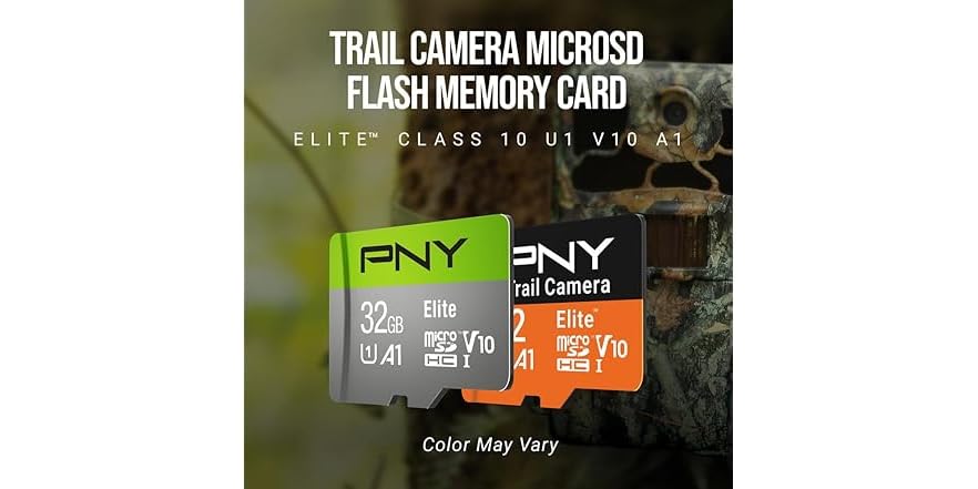 PNY 32GB Elite Class microSDHC Card (3-Pack)