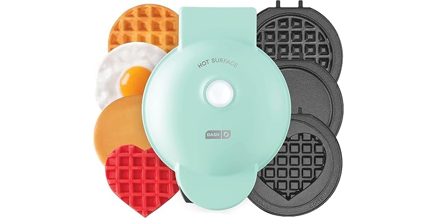 DASH Multi-Plate Mini Maker with Removable Plates