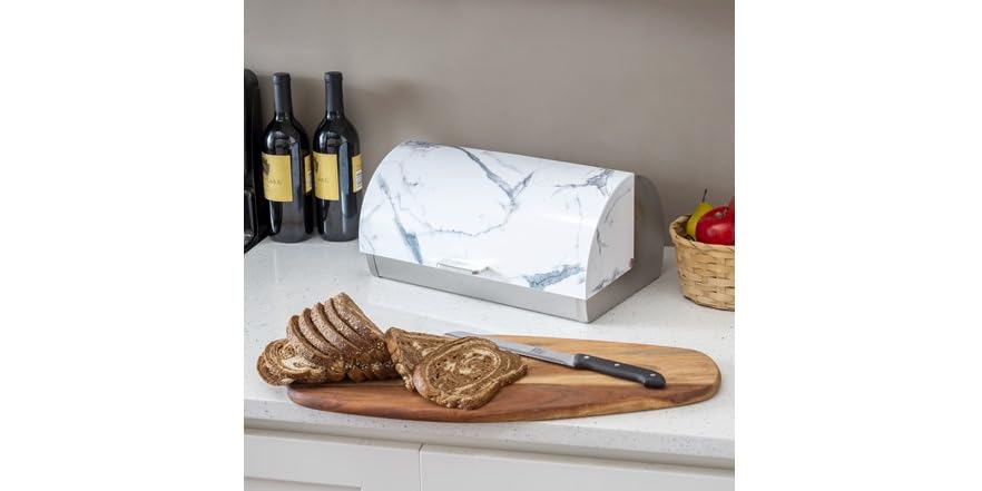 Bread Box Marble White