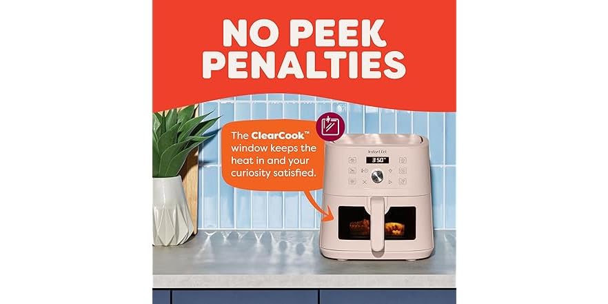 Instant Pot 4Qt VORTEX 6-in-1 Mini Air Fryer