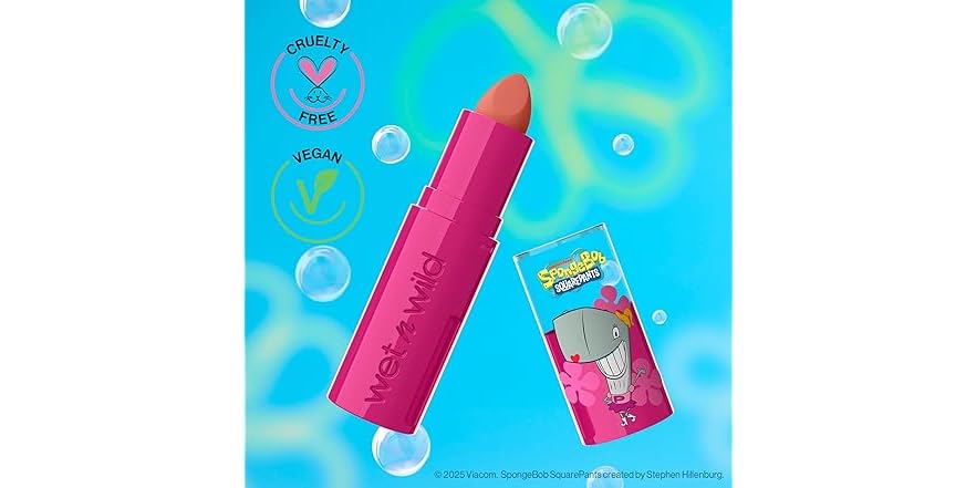 wet n wild Spongebob Lipstick - That's So Coral