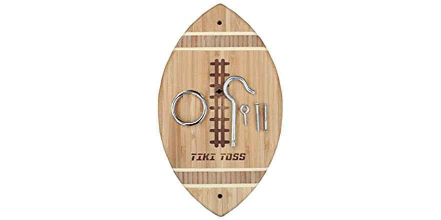 Tiki Toss Hook and Ring Toss Game