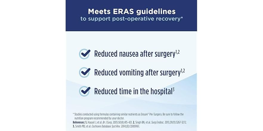 (4 Ct) Ensure Pre-Surgery, Clear Carbohydrate Drink