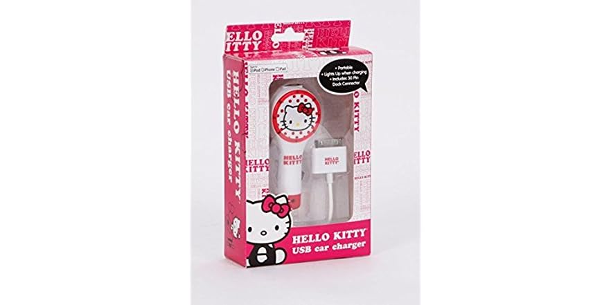 Hello Kitty Car Charger for iPhone