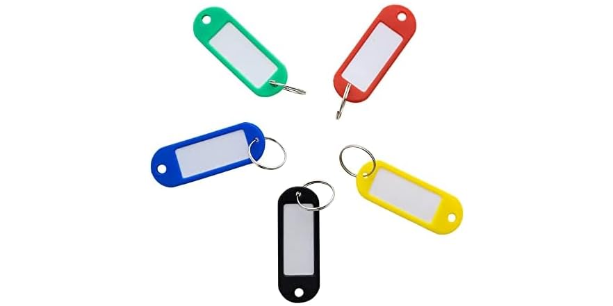 BAZIC Key Tag Labels 8-Pack