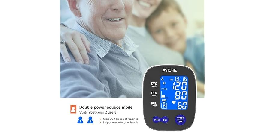 AVICHE Automatic Blood Pressure Monitor