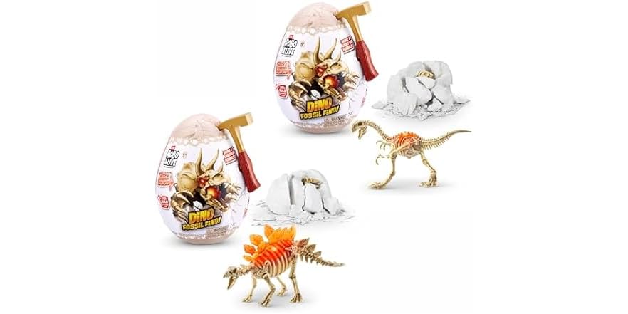 Robo Alive Mini Dino Fossil Find (Gigantoraptor & Stegosaurus)