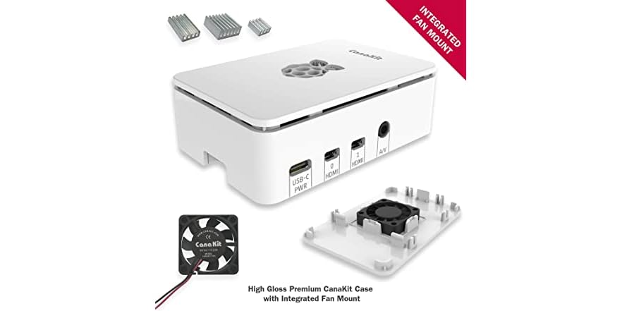 CanaKit Raspberry Pi 4 4GB Starter MAX Kit